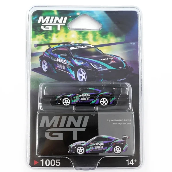 Mini GT – 1005BL Toyota GR86 HKS TYPE R - Auta164