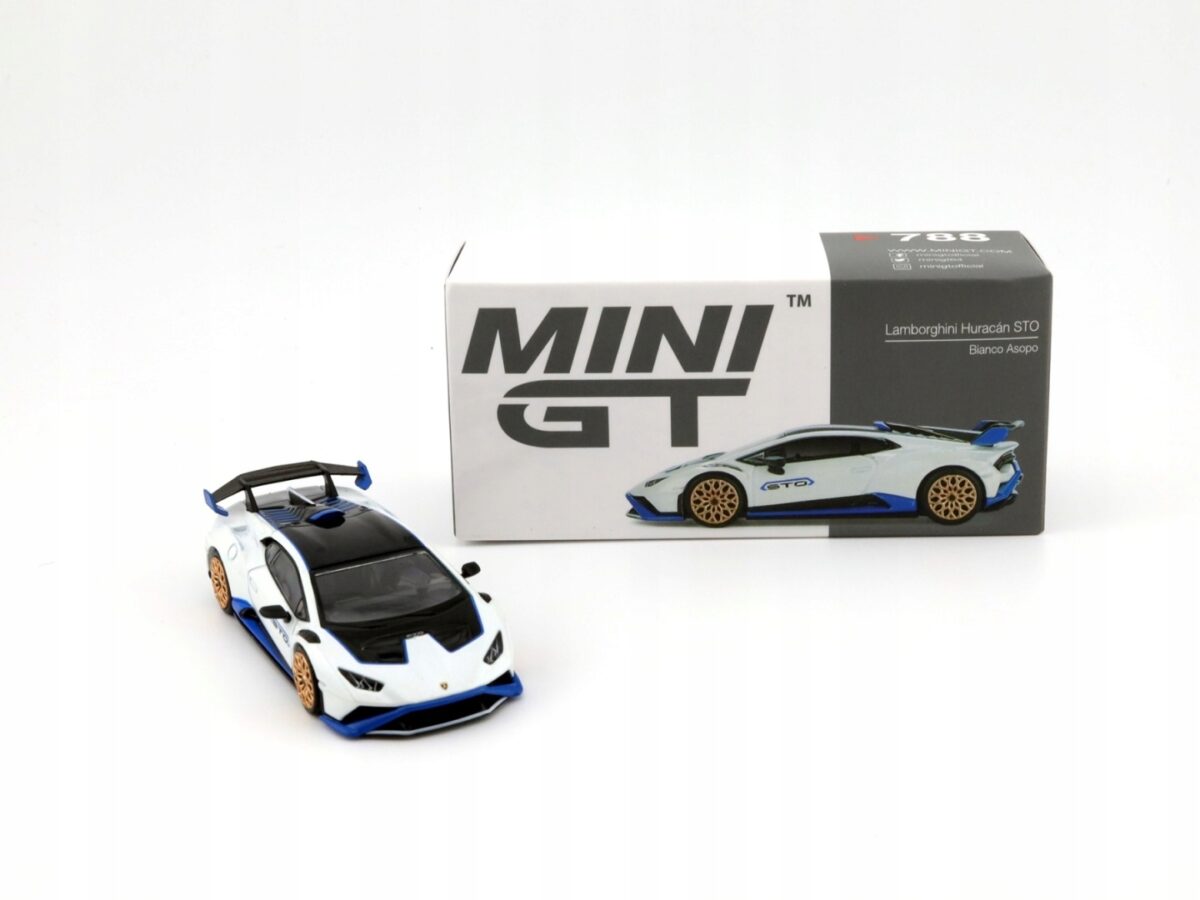 Mini GT – 788 LAMBORGHINI HURACAN STO BIANCO ASOPO MGT00788-L - Auta164